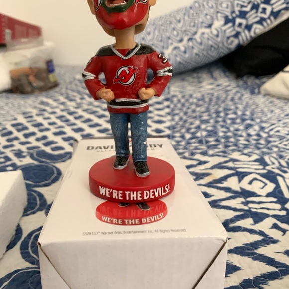 NHL | Other | New Jersey Devils Seinfeld David Puddy Bobble Head | Poshmark